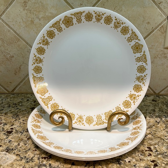 Corelle | Dining | Vintage Corelle Butterfly Gold Dinner Plate Yellow ...
